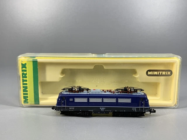 LOCOMOTIVA SPUR N Minitrix 12938 ferrovie dello Stato BR 184 003-2 IMBALLO ORIGINALE / 2 J 736 ...