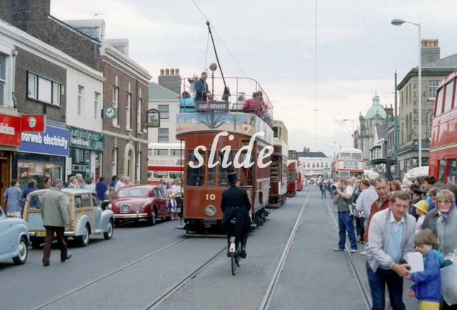 BLACKPOOL HOWTH TRAM 710 Fleetwood 1987 Original Slide+Copyright £2.00 ...