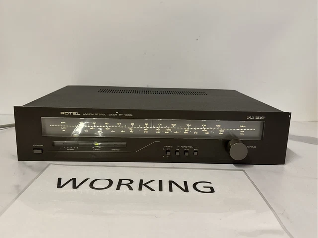 ROTEL RT-1000L Tuner AM FM Radio Vintage HI-FI Separate top range 80’s ...