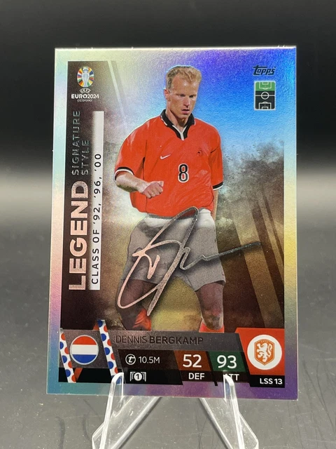 LEGEND SIGNATURE DENNIS BERGKAMP Match Attax EURO 2024 Euros 24 ...