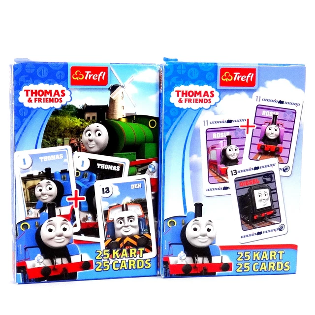 THOMAS THE TANK Engine, Playing Cards for Children. Black Peter (Old ...
