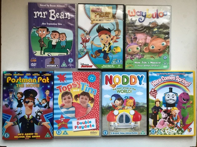 7 X CHILD'S Dvd Bundle, Noddy, Postman Pat, Mr Bean, See List In ...