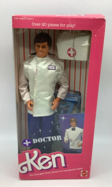 BARBIE DOCTOR KEN Doll 1987 Mattel No. 4118 NRFB $104.29 - PicClick AU