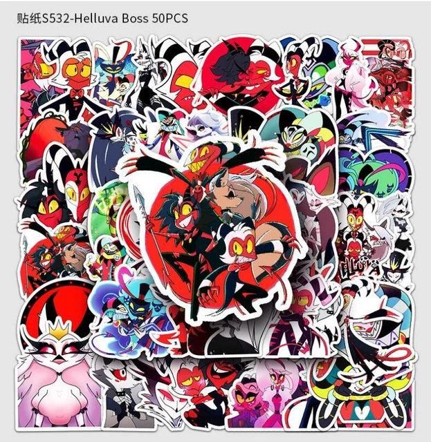 HELLUVA BOSS STICKERS Pack Vinyl Laptop Helmet Phone Luggage Decal ...