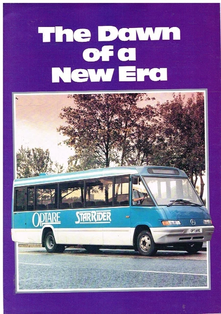 OPTARE MERCEDES-BENZ STAR Rider 33-Seat Bus 1986- Factory Uk Sales ...
