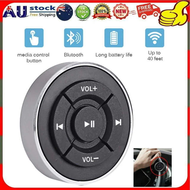 CAR BLUETOOTH MEDIA Button Steering Wheel Remote Control for iOS ...