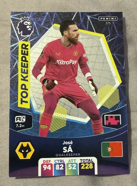 ADRENALYN XL PREMIER League 2023 2024 23 24 Jose Sa Wolverhampton Top ...