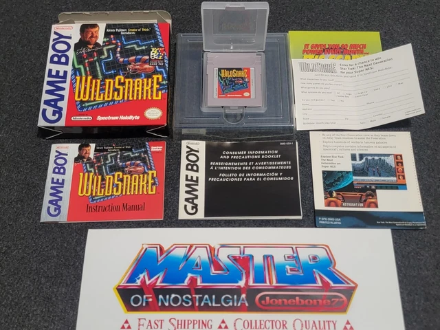 GAMEBOY WILDSNAKE BOÎTE CIB complète comme neuf Nintendo Game Boy DMG ...