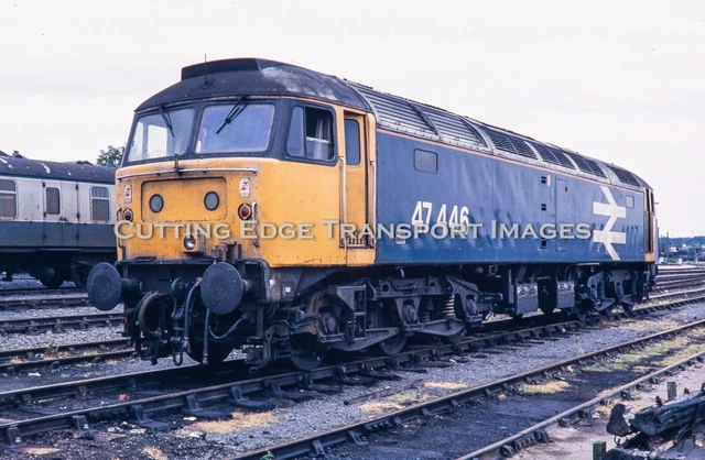 ORIGINAL RAILWAY SLIDE: Class 47 Diesel 47446 1990 D-622 £3.99 ...
