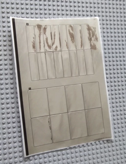 LEGO CREATOR STICKER SHEET 2 for Lego set 10283 NASA Space Shuttle ...