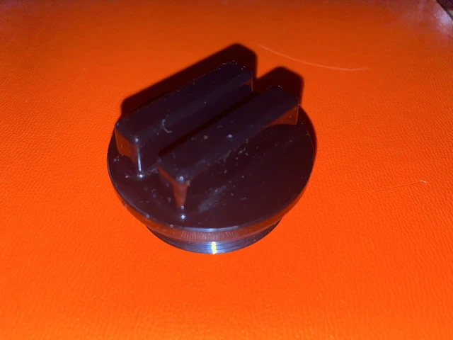 2” PVC CLEANOUT Plug For Drain Swimming Pool Plumbing Black Brand New ...