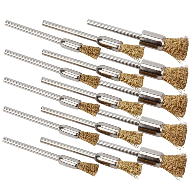 POLISH TOOL KIT Abrasive Wheel Brushes Steel Wire Pen Brushes £8.88 ...