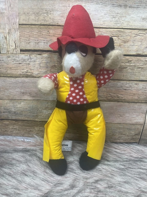 VINTAGE RARE ETONE International Inc. 1978 Stuffed Animal Dog Cowboy ...