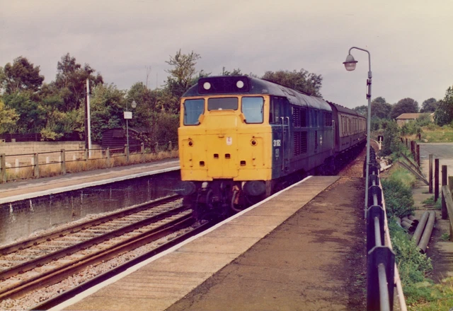 RAILWAY PHOTO CLASS 31 31182 @ Shelford 15/10/83 on Up Parcels £0.99 ...