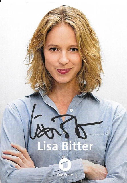 ORIGINAL AUTOGRAMM DER sexy Schauspielerin Lisa Bitter EUR 1,50 ...
