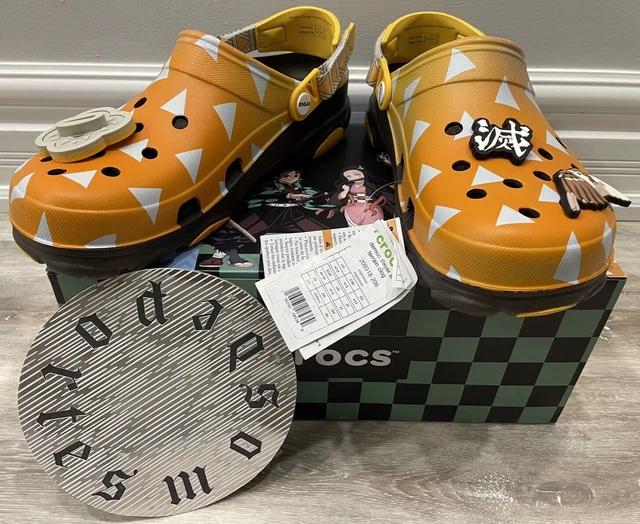 CROCS X DEMON Slayer Zenitsu Agatsuma All Terrain Clogs US Men 13 *New ...