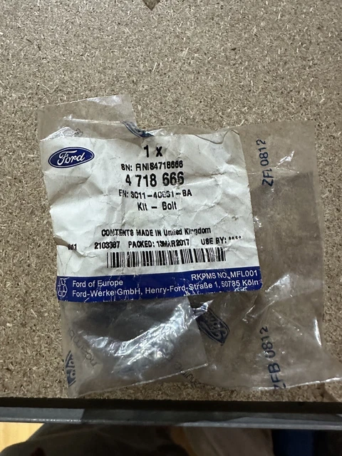 GENUINE FORD TRANSIT Mk6 Mk7 Rear Axle Half Shaft Bolt Kit x3 2000-2014 ...