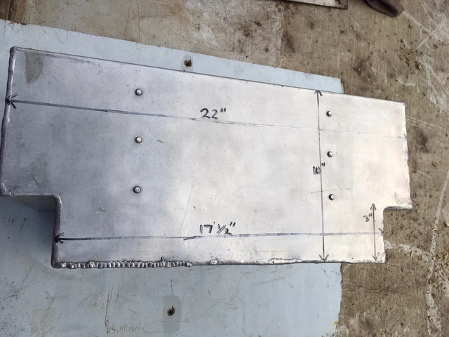 RAY WRIGHT DELTA Classic Speed Boat, Aluminium, Fuel Tank, Petrol Tank ...