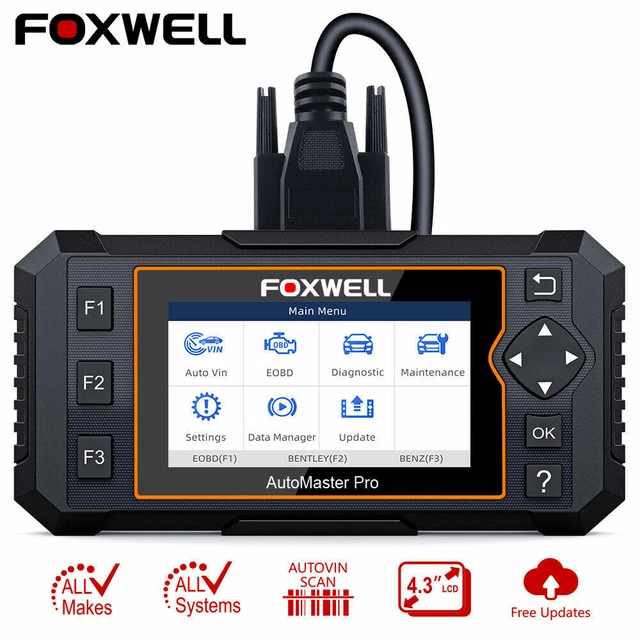 F-PACE OBD2 PROFESSIONAL All Function Car Diagnostic Tool Foxwell ...