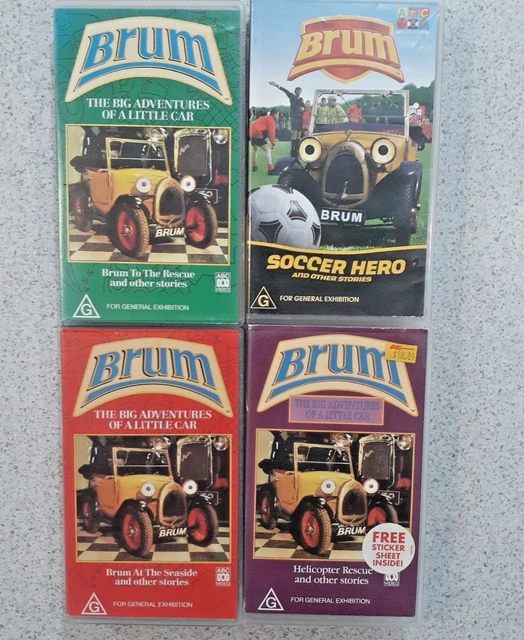 BRUM TO THE Rescue VHS Videotapes Rare Early Brum episodes $55.50 ...