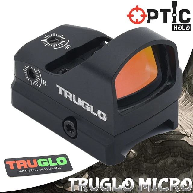 TRUGLO TRU-TEC MICRO Sub-Compact 3 MOA Open Red-Dot Sight TG8100B RMS ...
