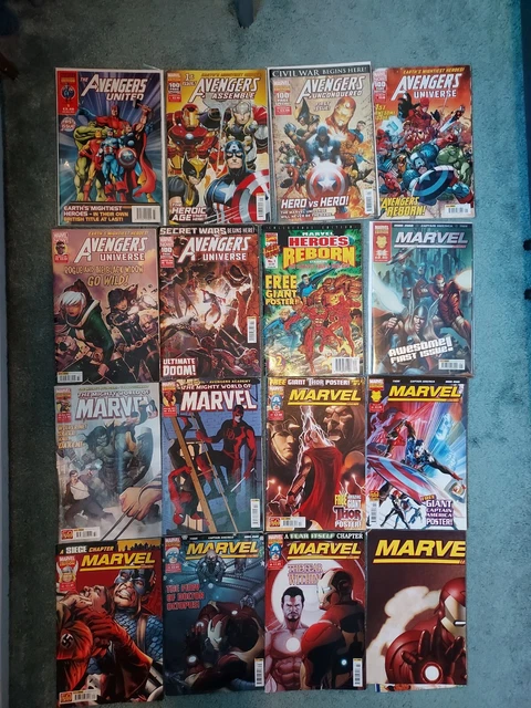MARVEL COLLECTORS EDITION comics Lot Avengers Marvel Legends MWOM MHR ...