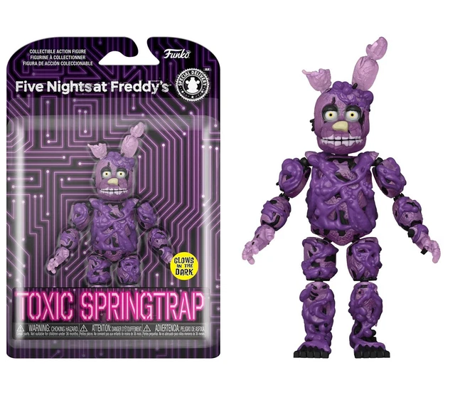 FUNKO FIVE NIGHTS at Freddy's: Toxic Springtrap Action Figure #59686 ...