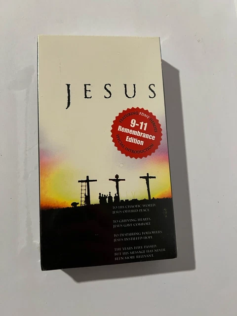 JESUS VHS Warner Brothers. 9-11 Remembrance Edition Time Brand New ...