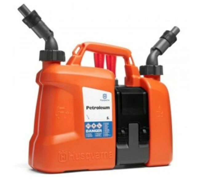 ORIGINAL HUSQVARNA COMBI can petrol canister, 5L -fuel can and 2,5L oil ...