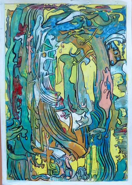 GUSTAV VON DER Loo (1911-1996) Composition Abstraite Gouache 1995 (60) EUR 45,00 - PicClick FR