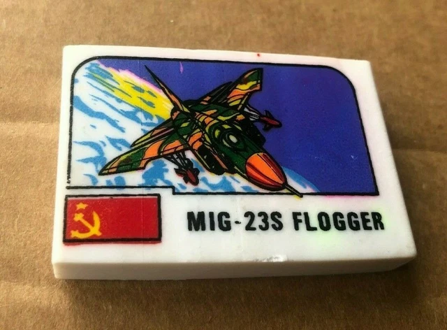 RARE VINTAGE 1980'S USSR MIG-23S Flogger Military Aircraft Plane Eraser ...