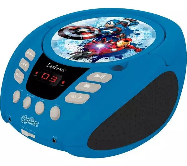 LEXIBOOK PORTABLE BOOMBOX CD Player - Blue £24.99 - PicClick UK