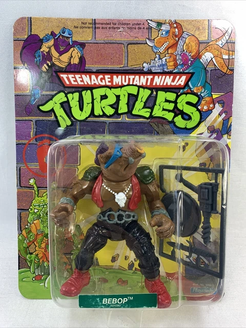 TMNT 1990 BEBOP MOC 44 back Teenage Mutant Ninja Turtles Figure ...