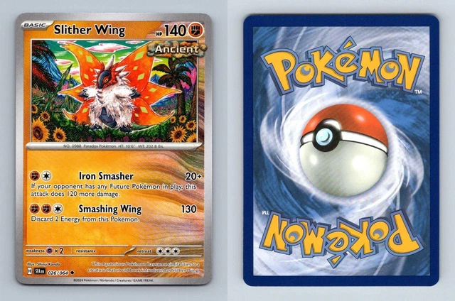 SLITHER WING #26/64 SV Shrouded Fable 2024 Common Pokemon TCG Card EUR ...