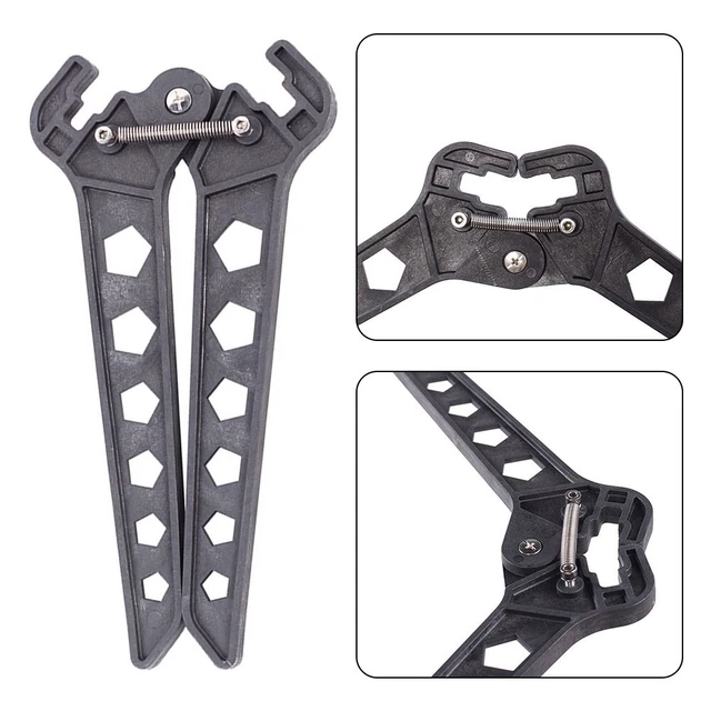 SUPPORT ARC COMPOSÉ à l'arc pliant facile à transporter support de coup de pi EUR 12,28 ...