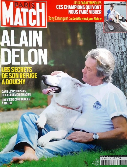 PARIS MATCH ALAIN DELON -Septembre 2024 - N°3930 EUR 8,95 - PicClick FR