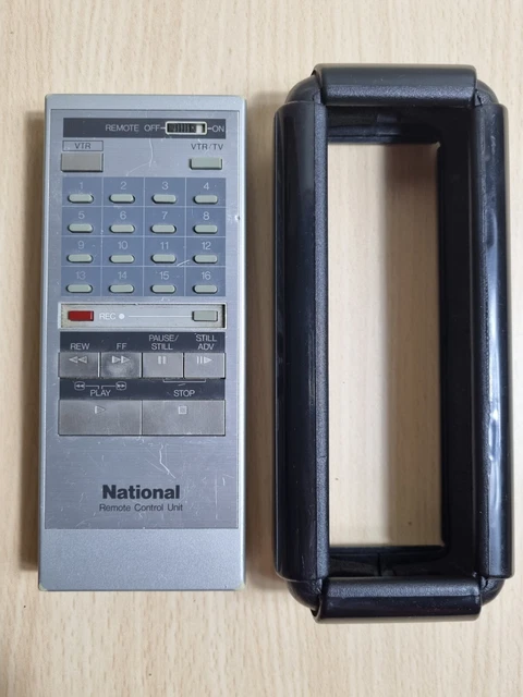 NATIONAL PANASONIC VHS Remote Control Unit VSQ0359 Vintage Untested ...