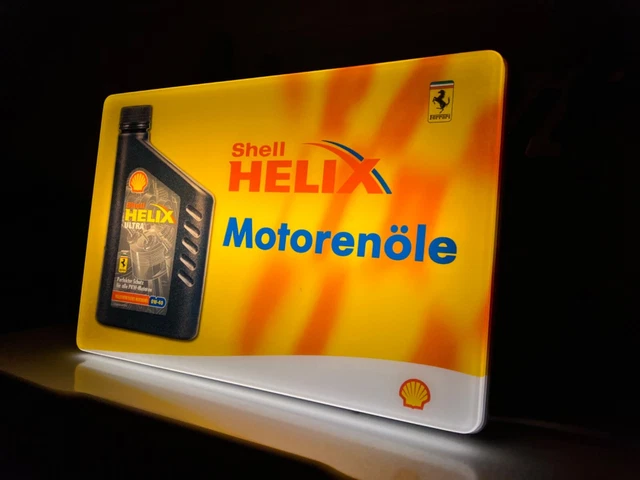 RARE FERRARI SHELL F1 Schumacher Garage Sign Showroom Dealership Man ...