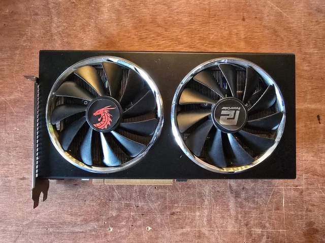 POWERCOLOR AMD RADEON RX 5700 XT Red Dragon 8GB GDDR6 GPU Video Gaming ...