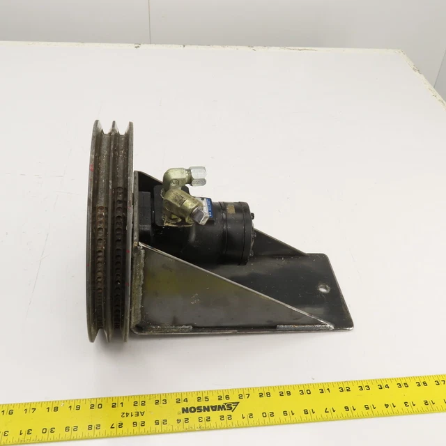 CHAR-LYNN 101 100 009 Bi-Directional Hydraulic Motor 1" Shaft 969RPM W/ Pulley $484.57 - PicClick CA