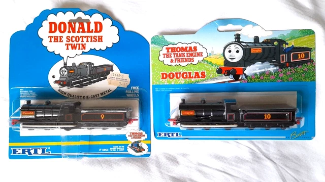 THOMAS THE TANK Engine ERTL Donald and Douglas Engines Diecast sealed ...