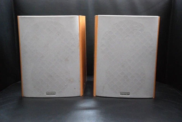 SPEAKERS DENON BY Mission Scm51 100 Watts Hi-Fi 2 Way 6 Ohms Vgc Le9 ...