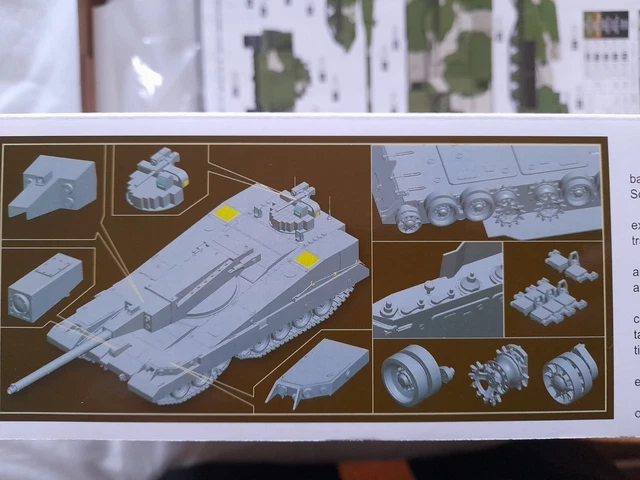 TRUMPETER 1/35 SOVIET/RUSSIAN Cold War Concept MBT Object 490B, PE ...