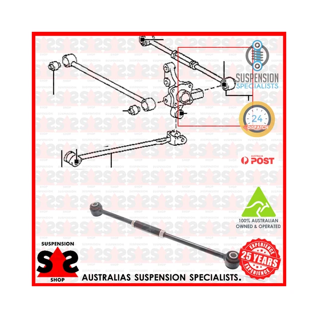REAR AXLE CONTROL/TRAILING Arm, Wheel Suspension Suit TOYOTA Celica Convertible EUR 53,22 ...