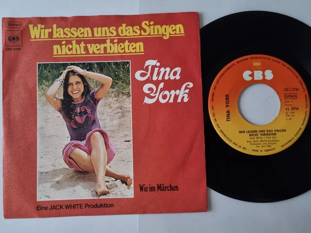 TINA YORK - Wir lassen uns das Singen nicht verbieten 7'' Vinyl Germany ...