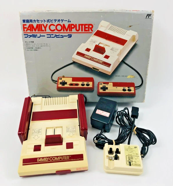 CONSOLE NINTENDO FAMICOM Family Computer en boîte HVC-001 testée sans ...