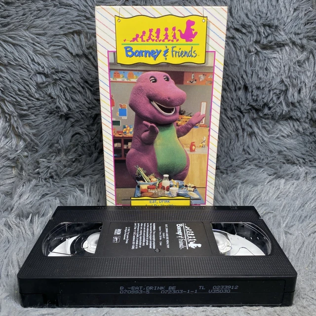 BARNEY & FRIENDS: Eat, Drink And Be Healthy VHS Tape 1992 Time Life ...