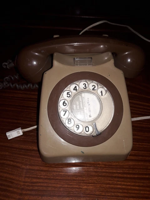 VINTAGE RETRO BT Rotary Dial Telephone Two Tone Grey. Working order £9. ...