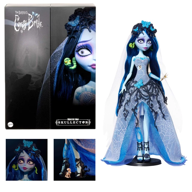 MONSTER HIGH SKULLECTOR Corpse Bride Emily Tim Burton 2025 Mattel ...