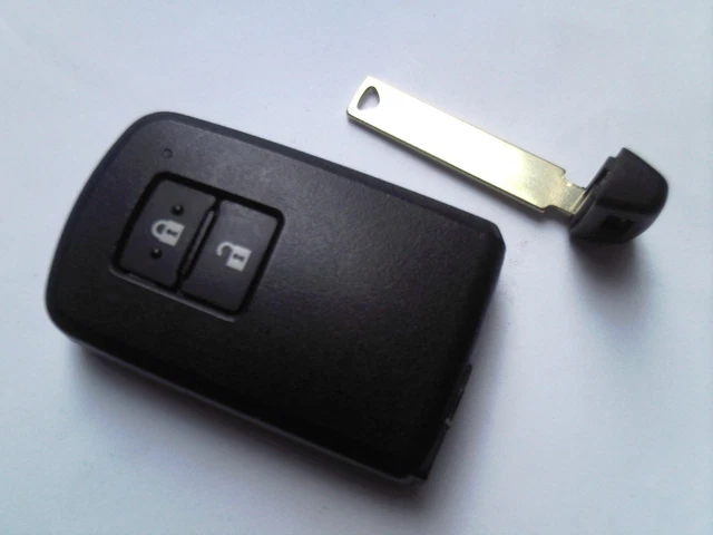 GENUINE TOYOTA YARIS,PRIUS, Etc 2 Button Smart Remote Alarm Uncut Key ...